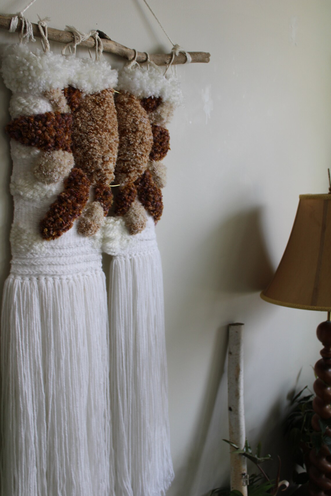 Solaria Handwoven 3-D Contemporary Fiber / Textile Art / Driftwood Wall ...