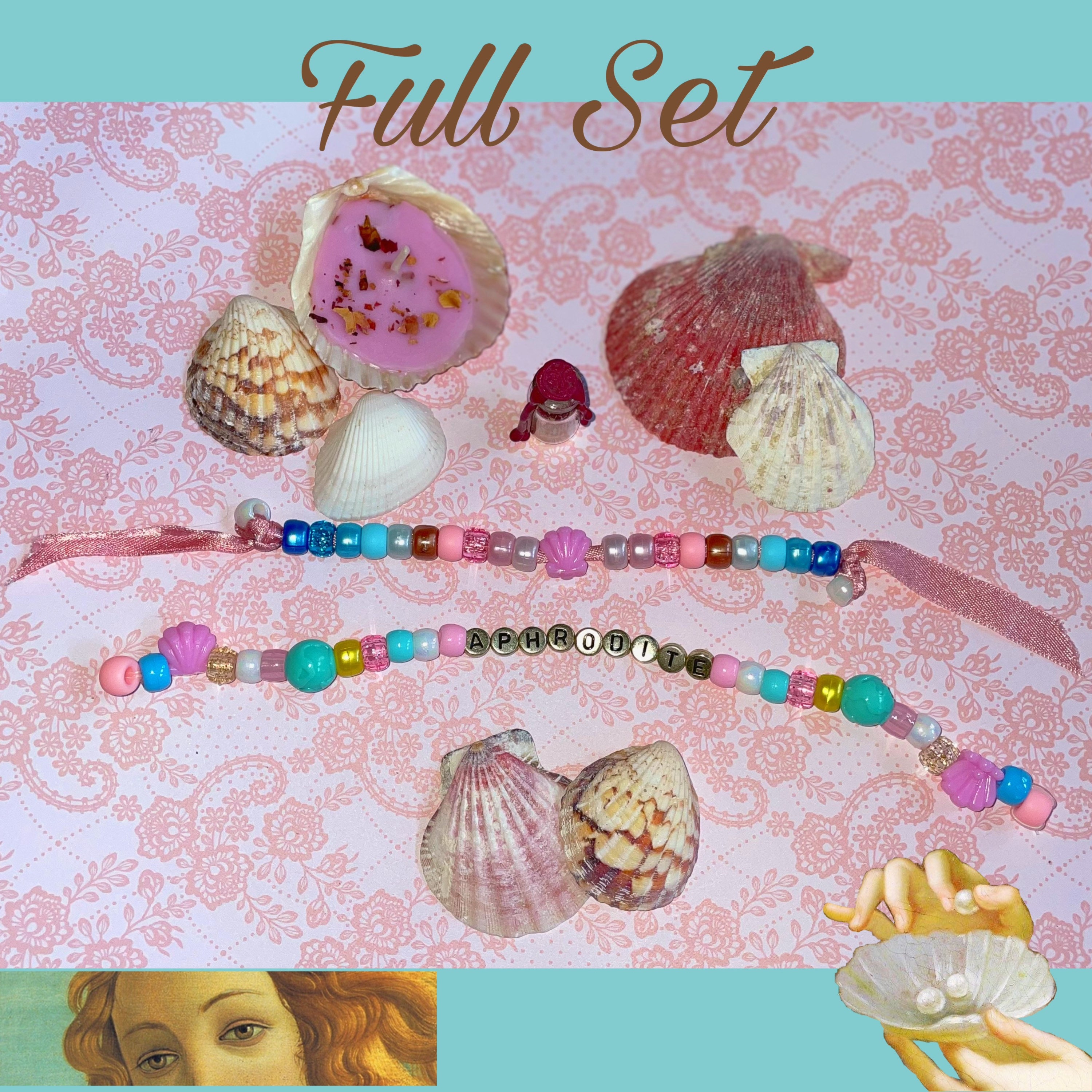 Aphrodite Altar Kit Pagan Prayer Beads, Self Love, Spell Jar, Witchy ...