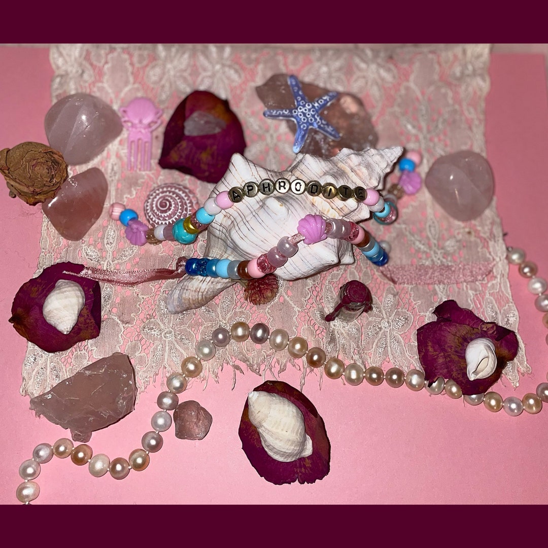 Aphrodite Altar Kit- Pagan Prayer Beads, Self Love, Spell Jar, Witchy ...