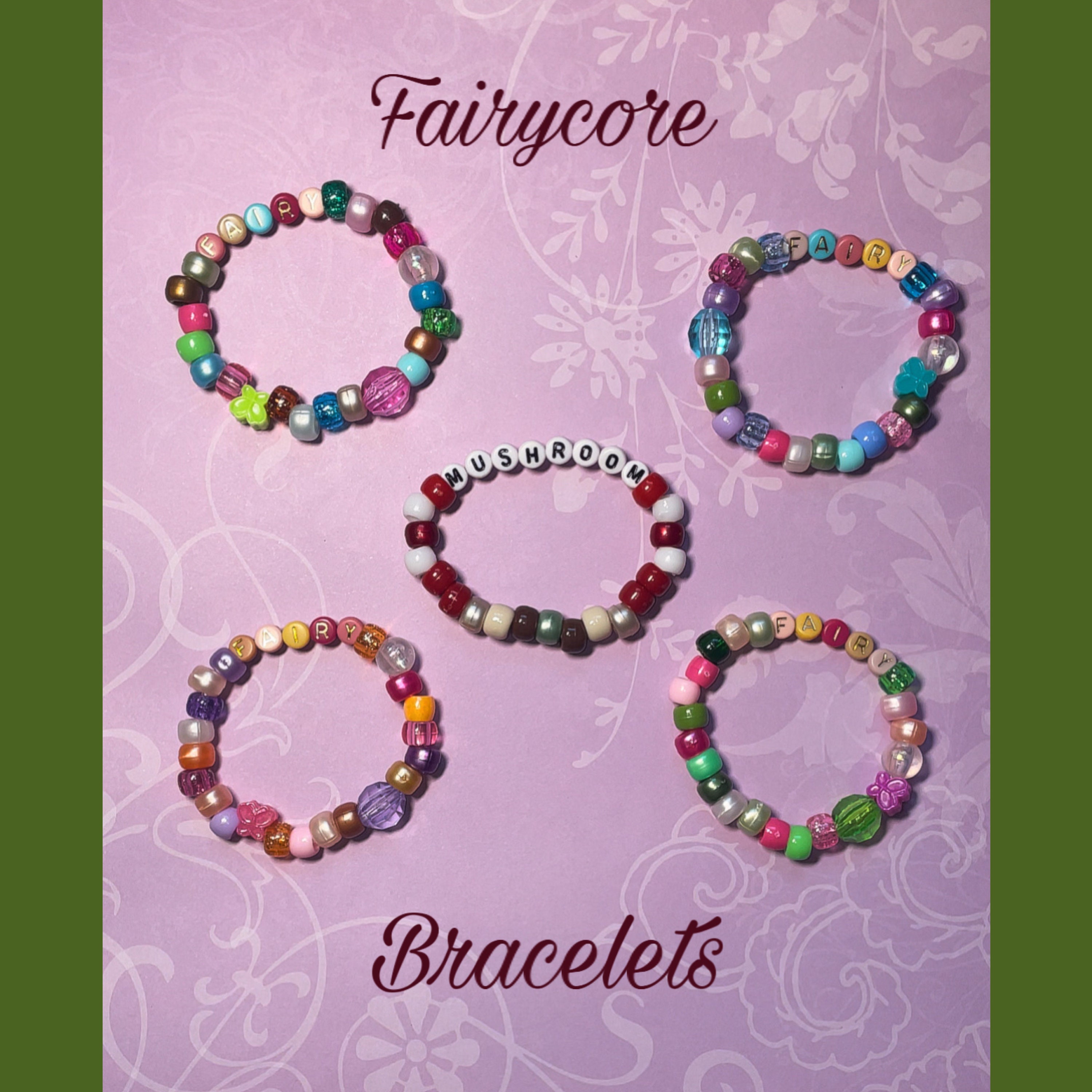 Fairy Bracelets Fairy Aesthetic Fairycore Mushroom Fairy - Etsy