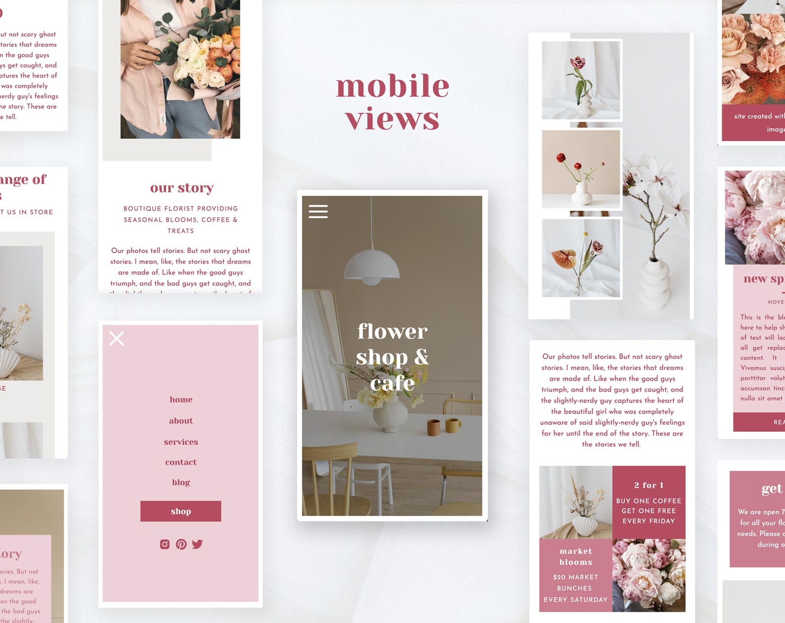 Showit Template | Premium Showit Template for Photographers, Bloggers ...