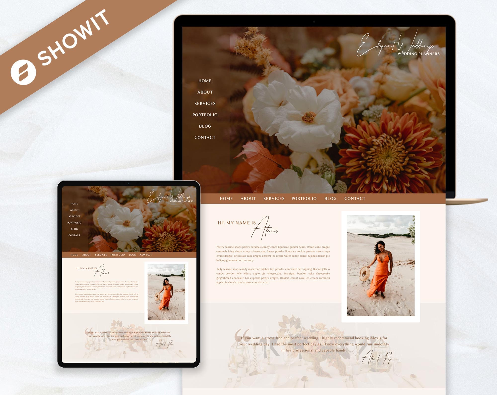 Paper Party Supplies Paper Bohemian Showit Website Template Showit 