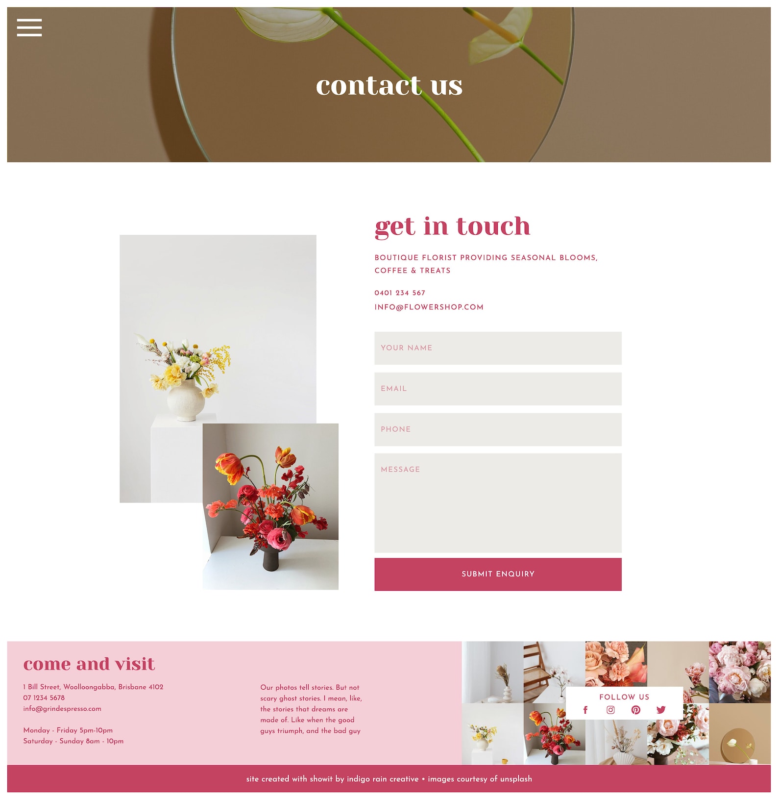 Showit Template | Premium Showit Template for Photographers, Bloggers ...