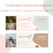 5x Boho Email Signature Templates for Canva | Ready to Use Pastel Email ...