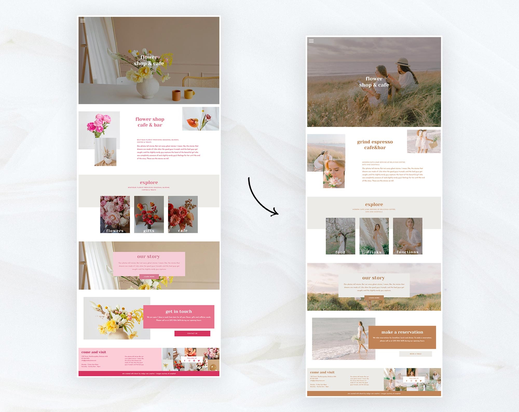 Showit Template | Premium Showit Template for Photographers, Bloggers ...