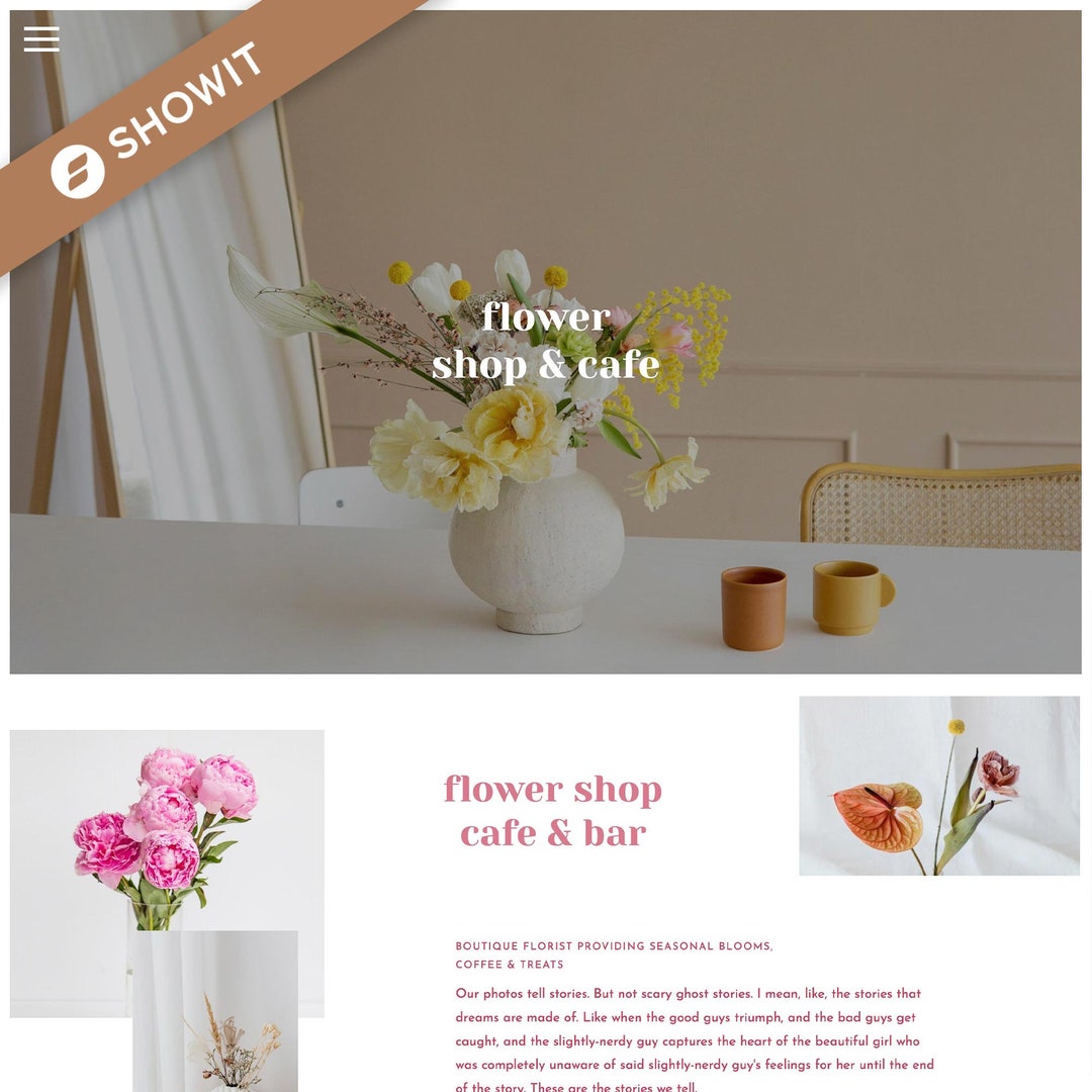 Showit Template | Premium Showit Template for Photographers, Bloggers ...