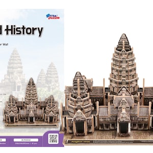 Angkor Wat 3D Puzzle: World History STEM Toy, DIY Craft Kit - Etsy