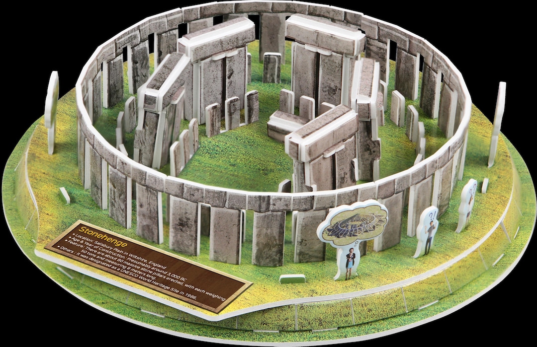 Stonehenge 3D Puzzle: World History STEM Toy, DIY Craft Kit - Etsy