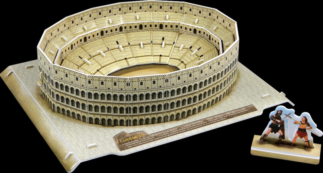 Colosseum 3D Puzzle: World History DIY STEM Toy - Etsy