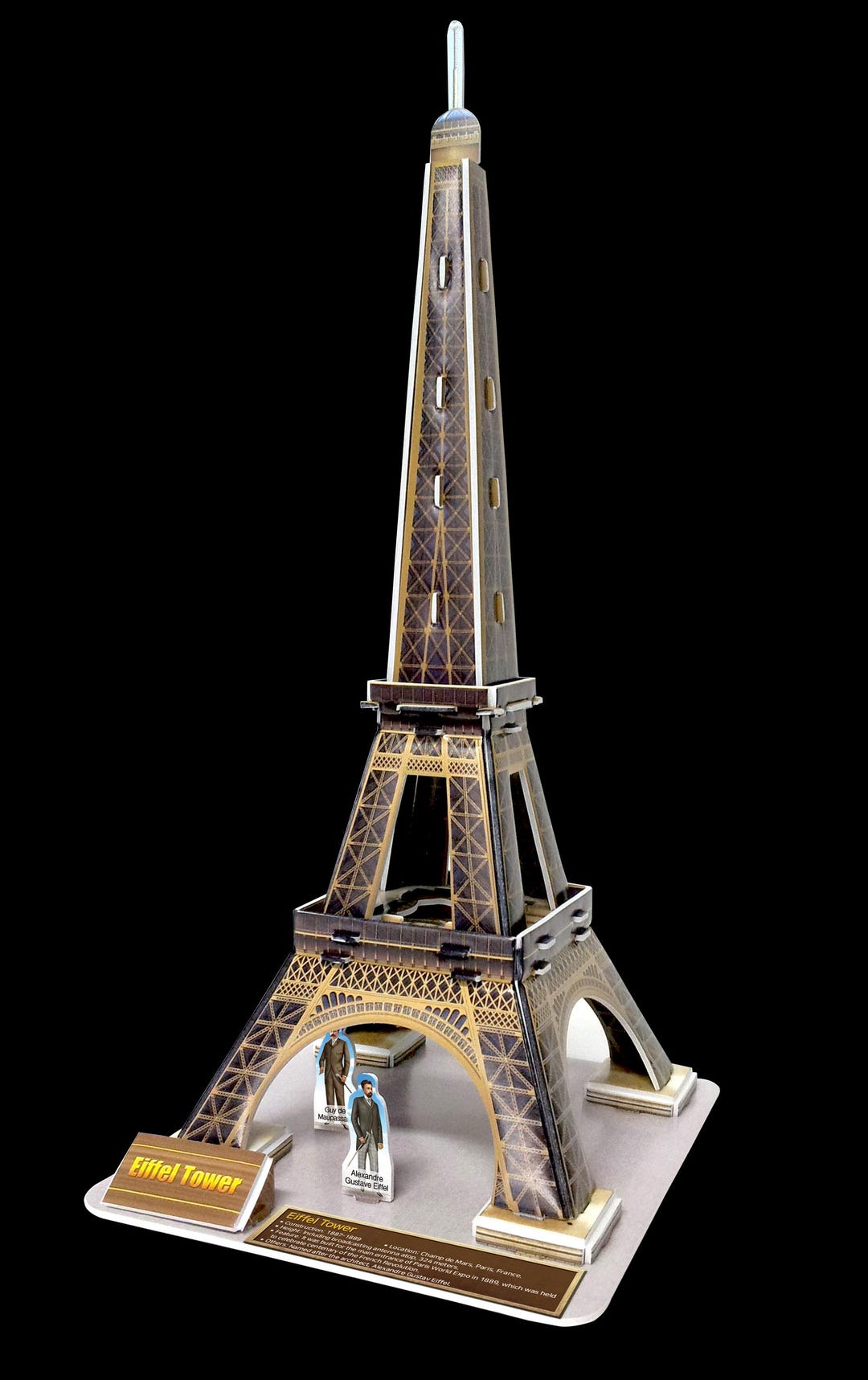 3D Puzzle - Eiffel Tower - World History Collection - Educational STEM ...