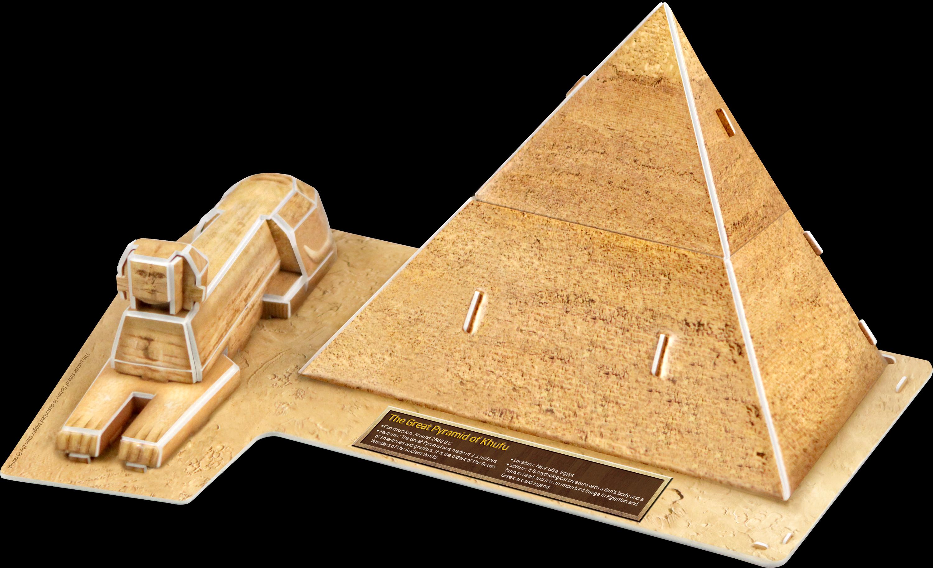 3D Puzzle - the Great Pyramid of Khufu - World History Collection ...