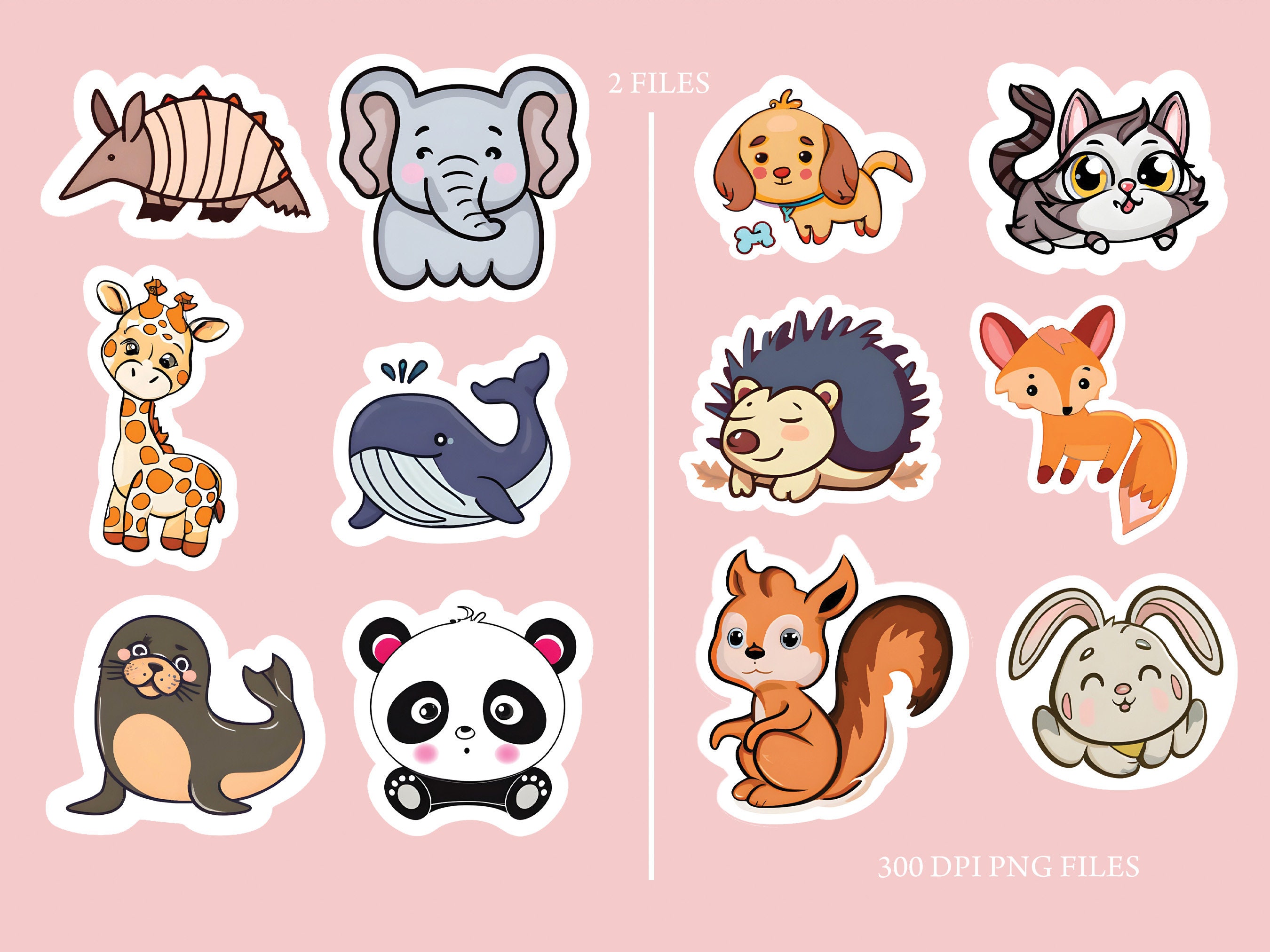Print & Cut Sticker Sheet PNG for Cricut, Printable File, Instant ...