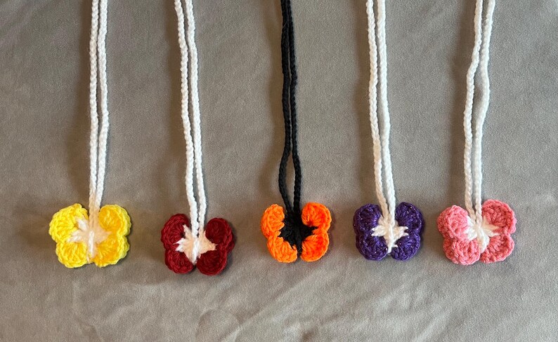 Crochet Butterfly Bookmark, Handmade Reader Gift - Etsy