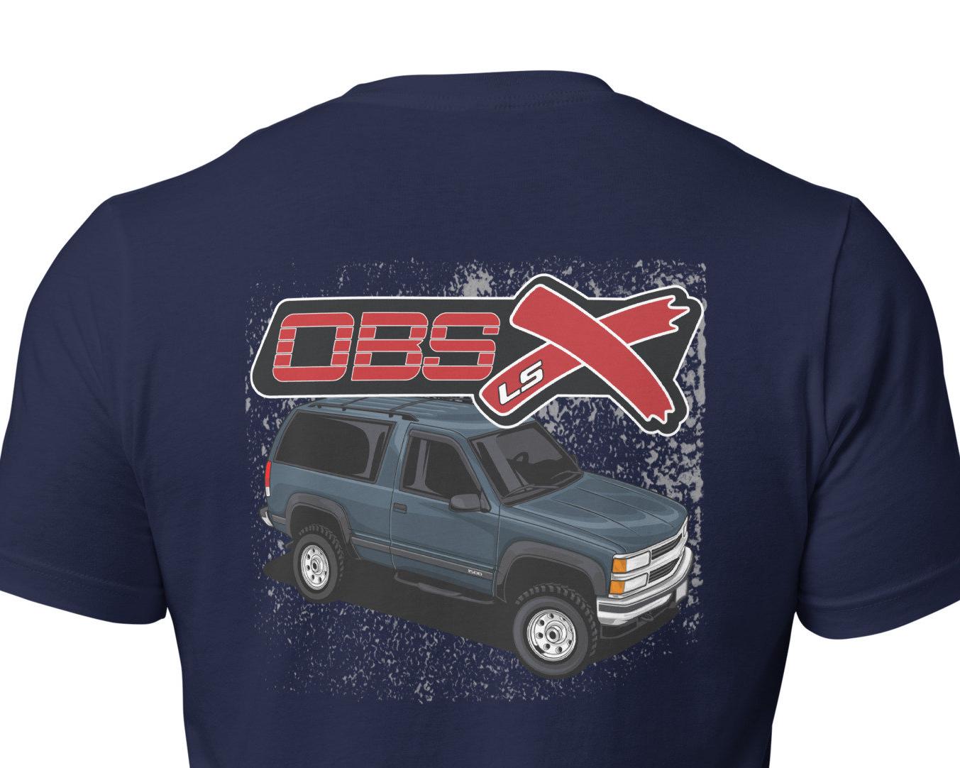 OBS LSX Chevy, GMC 2DR K1500 4x4 Tahoe, Yukon Short-sleeve Unisex T ...