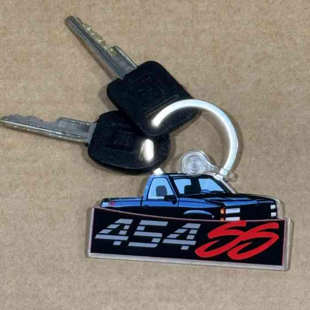 Chevy 454 SS OBS 92-93 Logo Keychain - Etsy
