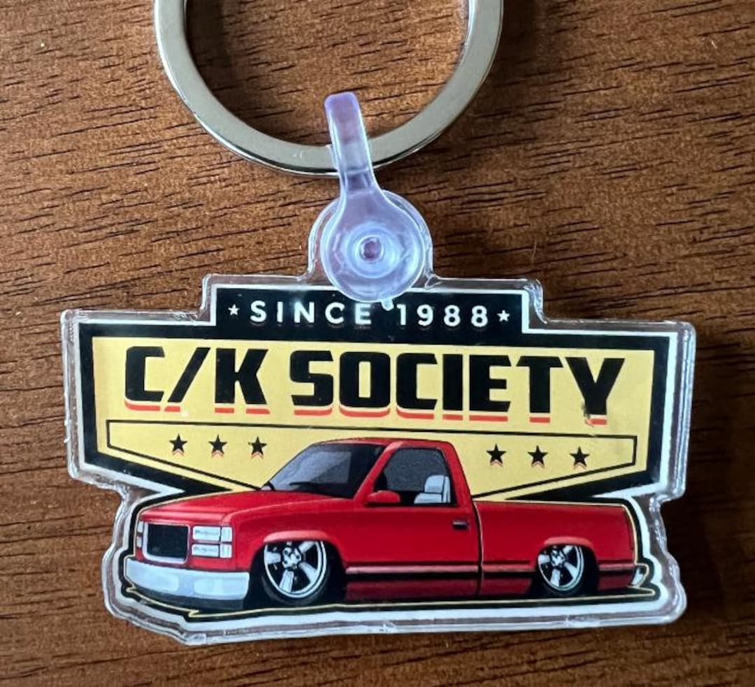Lowered OBS GMC, Chevrolet 2NDHND C1500 Single Cab Keychain - Etsy