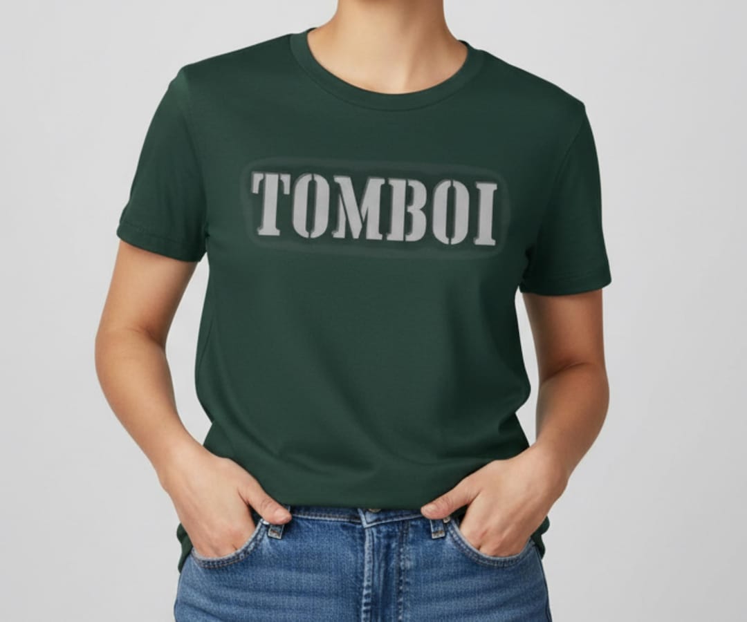 Tomboi Logo Tomboy T-shirt | Short Sleeve Tee - Etsy