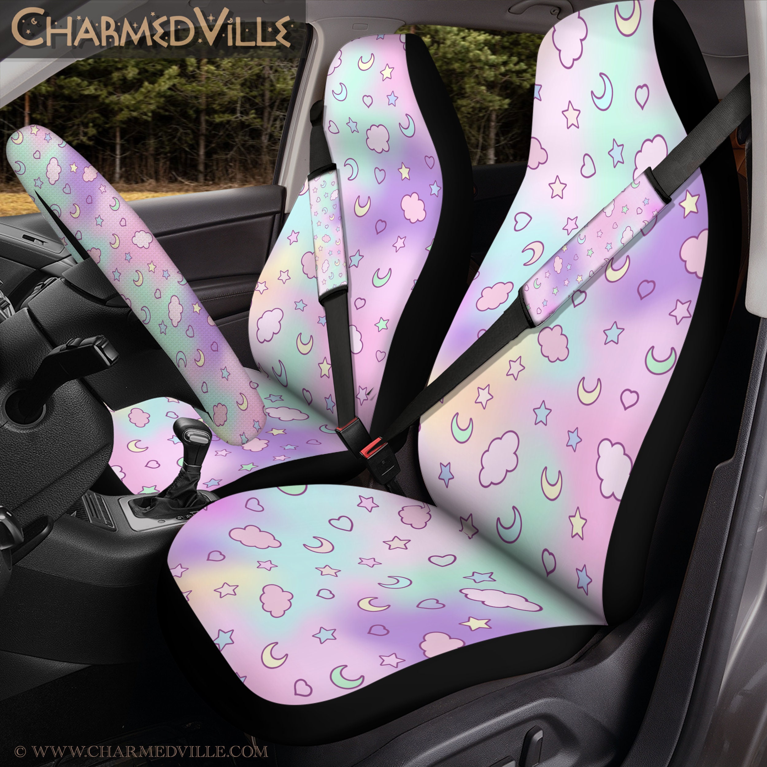 Kawaii Car Accessories Pink Steering Wheel for Vehicle - Etsy