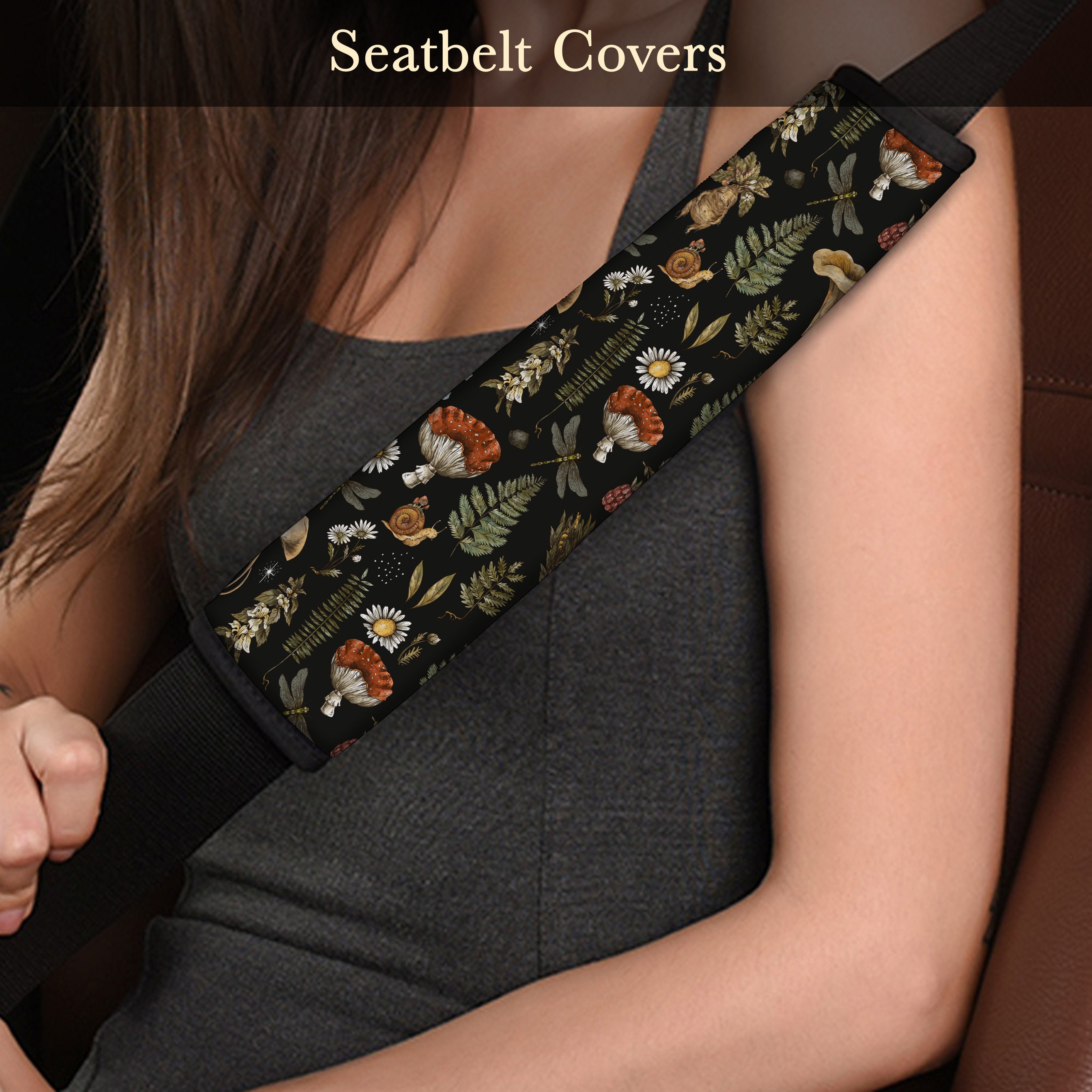 Cottagecore Car Accessories, Full Set/rear/front/back/dog/car Seat ...
