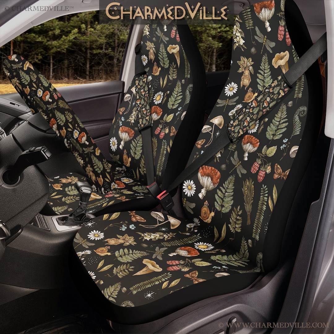Cottagecore Car Accessories, Car Seat/floor Mat/headrest/seatbelt ...