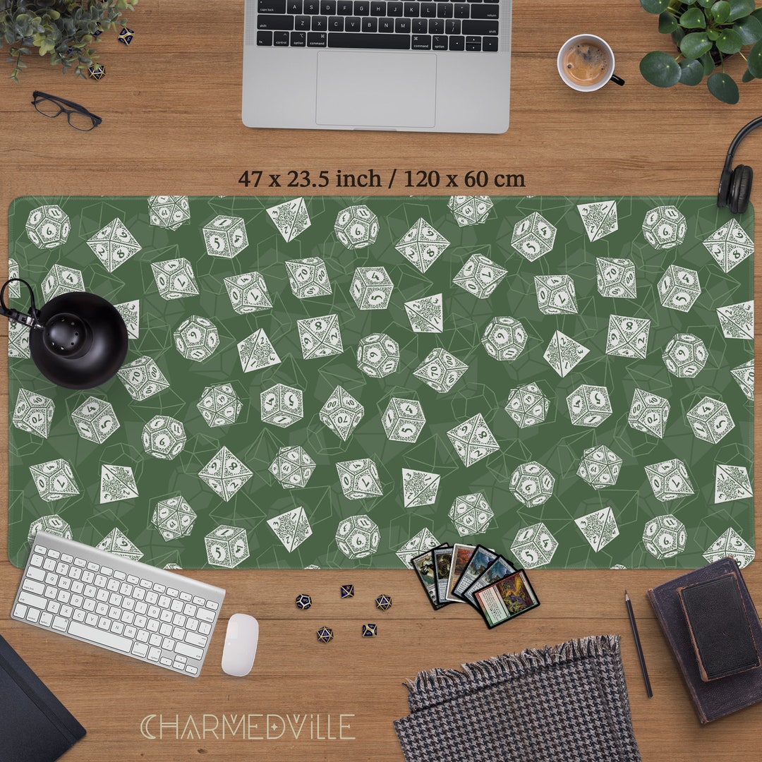 Dice Desk Mat Play Mat, Versitilie Neoprene Tabletop Matt, Large Mouse ...