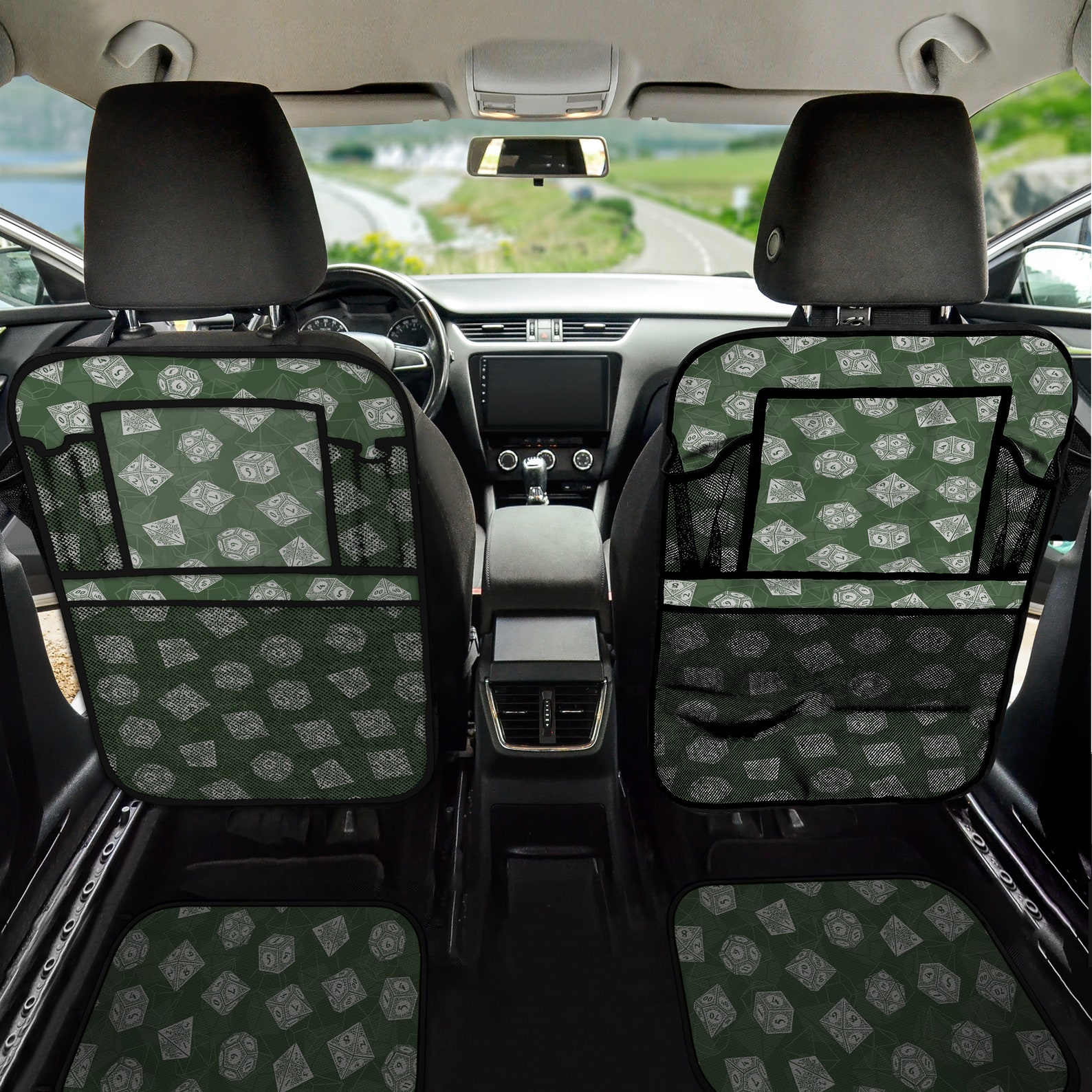 Car Floor Mats, DND Dice Carpet Rug for Vehicle Rv, Suv Truck Interior ...