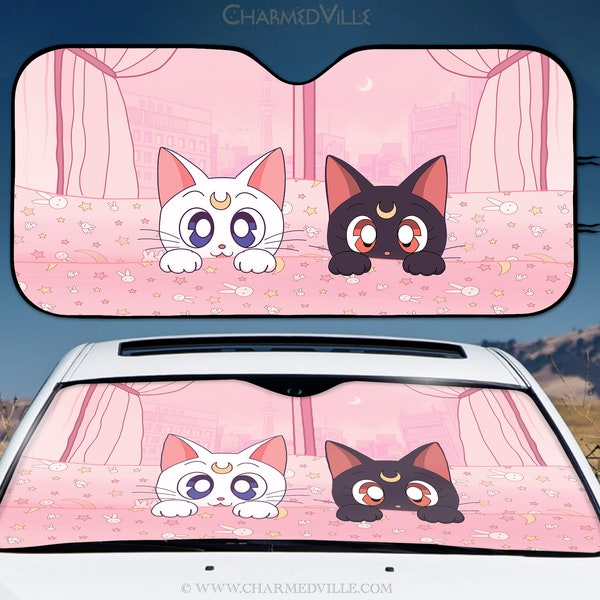 Windshield Sun Shade Cat - Etsy