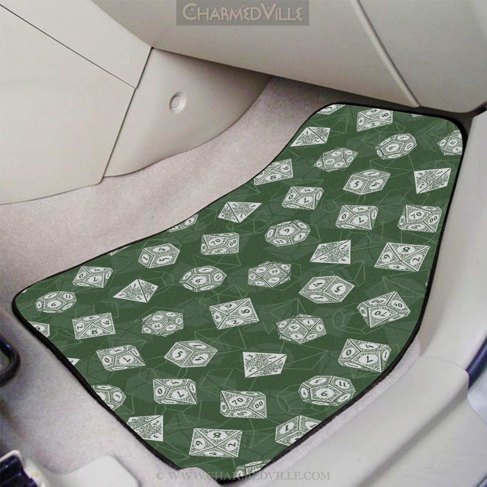 Car Floor Mats, DND Dice Carpet Rug for Vehicle Rv, Suv Truck Interior ...
