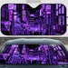 Anime Sunshade Sun Blocker for Windshield, Japanese Vaporwave Cyberpunk ...
