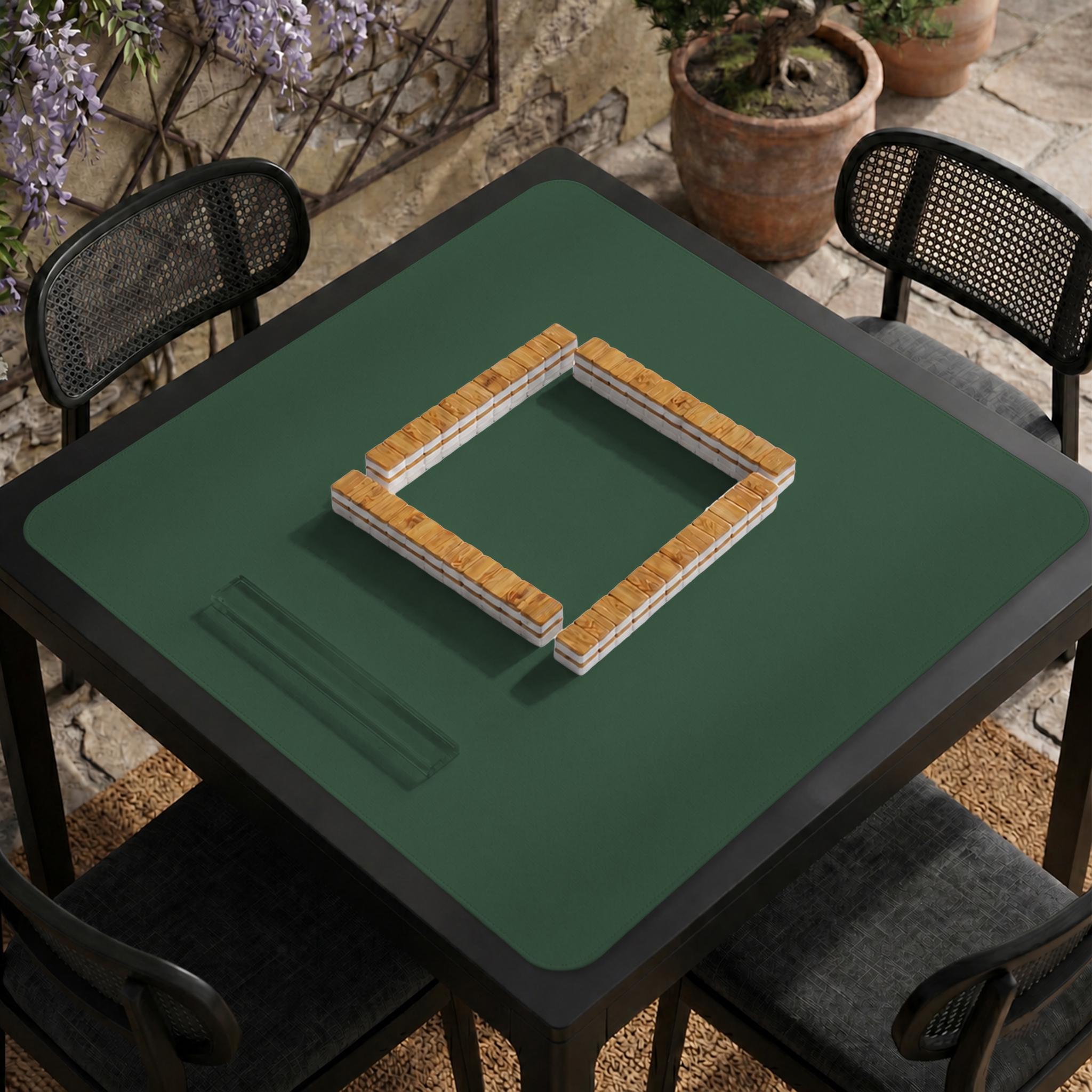 Mahjong Mat, Green Square Mahjong Table Mat, American Mahjong Playing ...