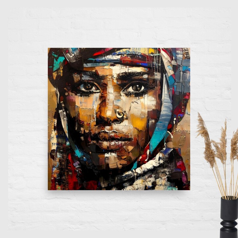 Tuareg Woman Art Poster: Nubian Princess Print - Etsy