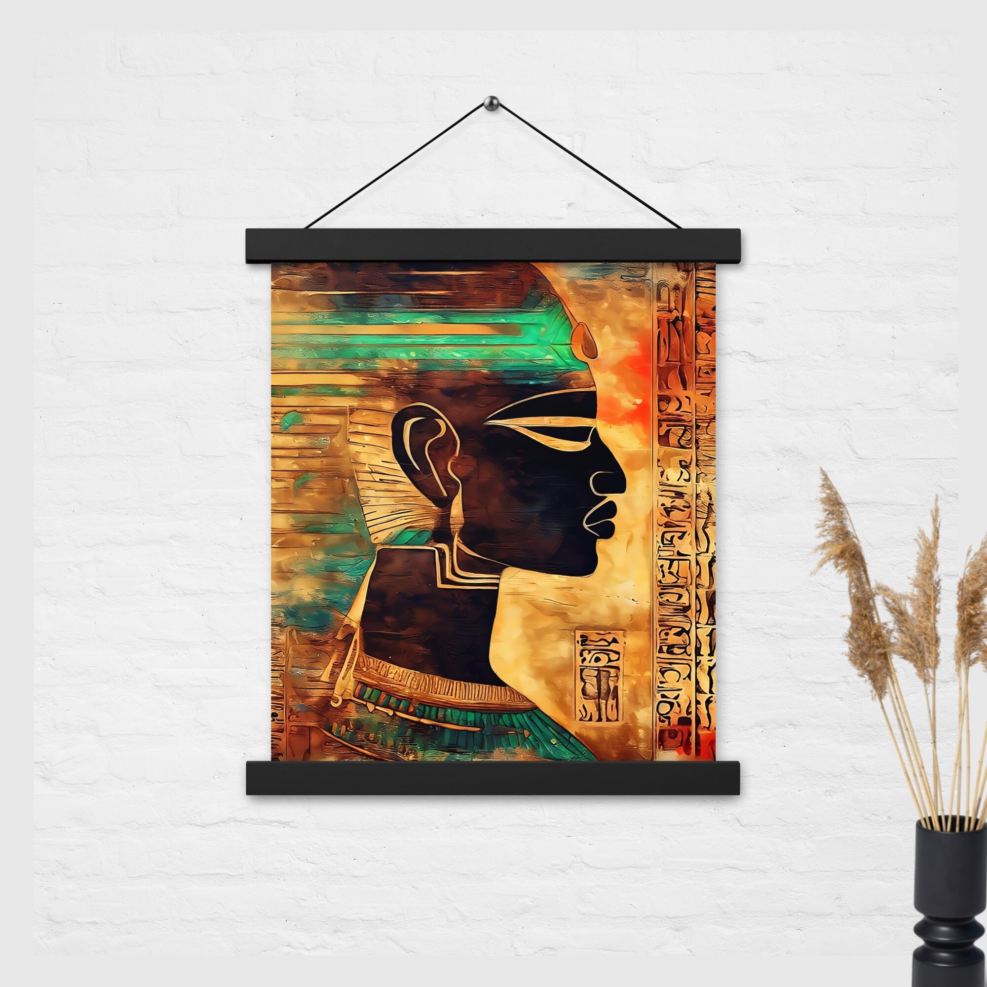 Egyptian Poster With Hangers Ready to Hang Wall Art Wall - Etsy