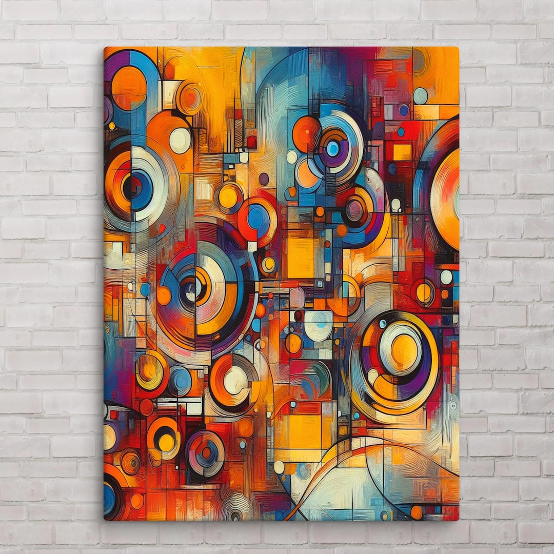 Abstract Canvas Print, Abstract Modern Painting, Modernist Abstract Art ...