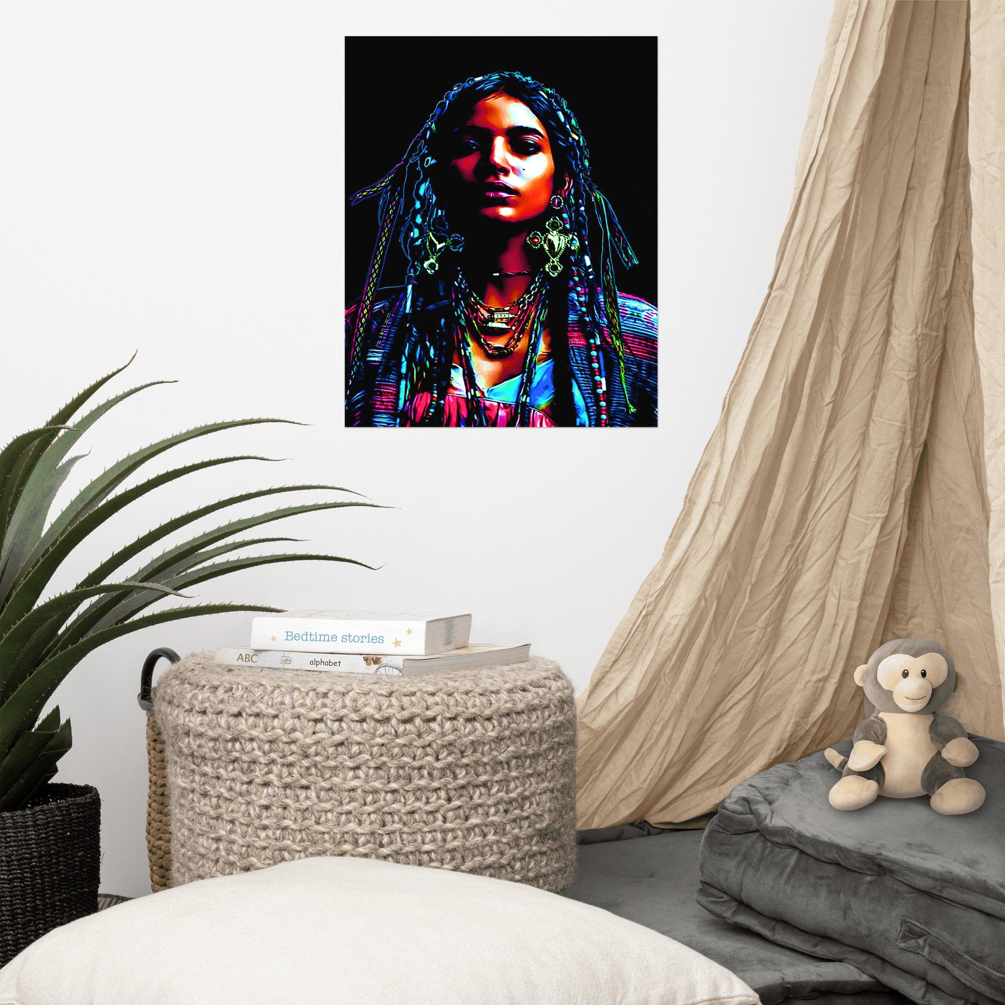 Native Beauty Poster Native Wall Art American Indian Art - Etsy