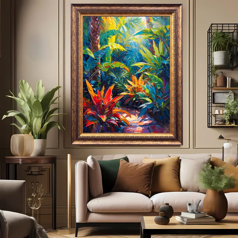 Biophilic Wall Art, Tropical Poster, Island Wall Art, Beach House Decor ...