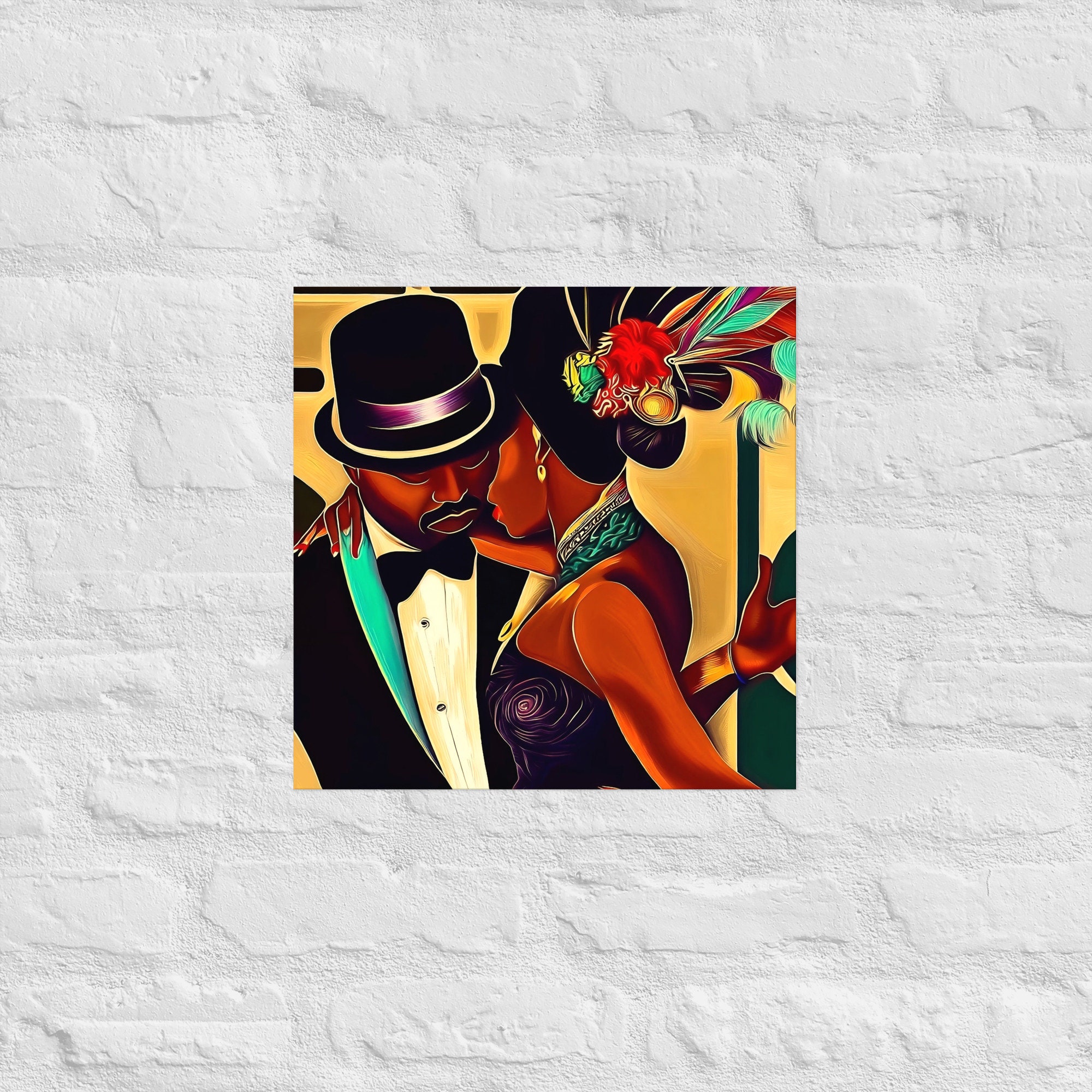 Black Woman Poster | Harlem Renaissance | Afro Wall Art |african ...