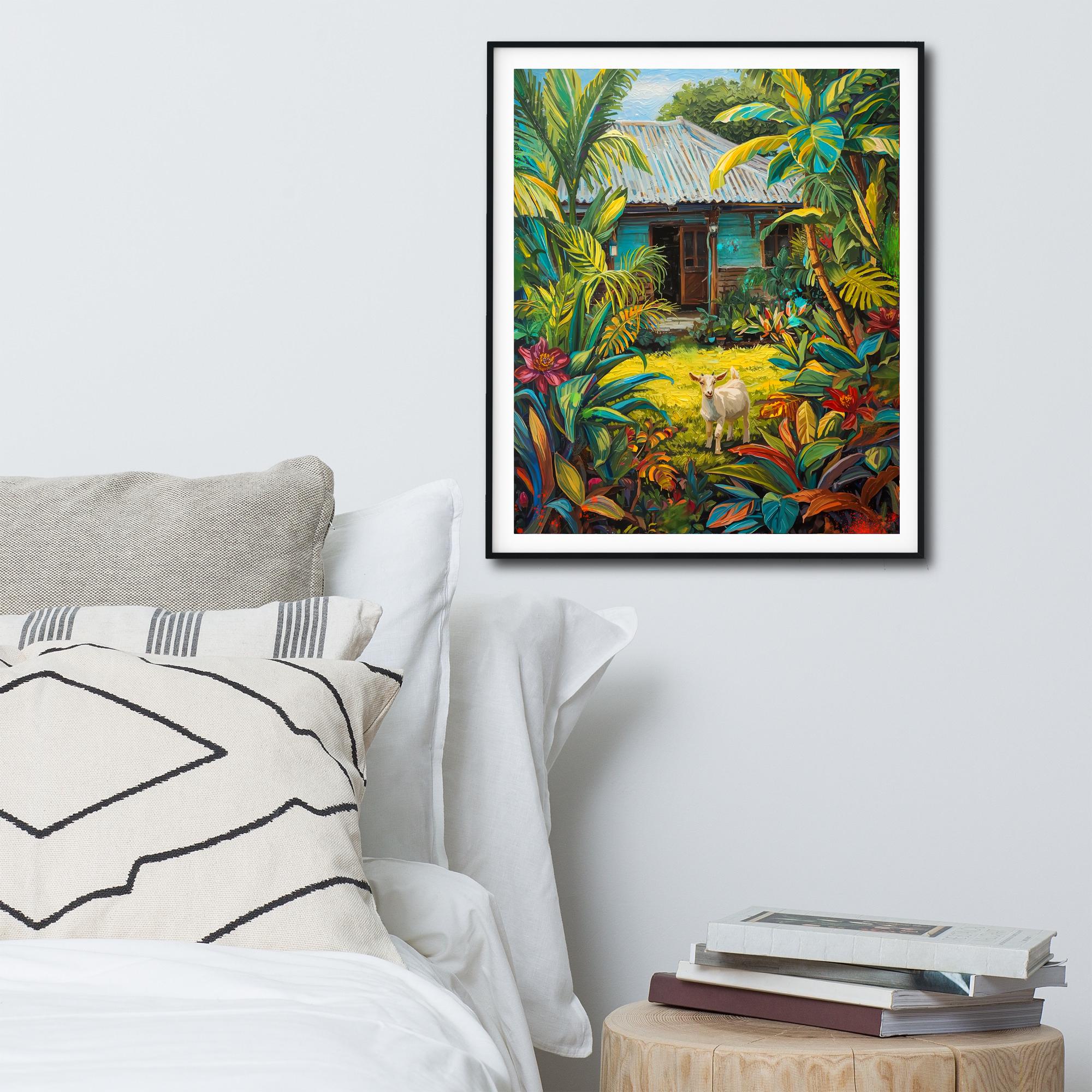 Caribbean Art Poster, Island Wall Art, Caribbean Canvas Style Wall Art ...
