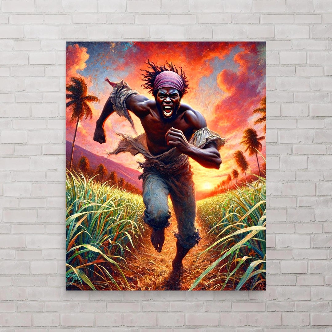 Black Freedom Poster, Black Liberation Art, Caribbean Art, Afro Wall ...