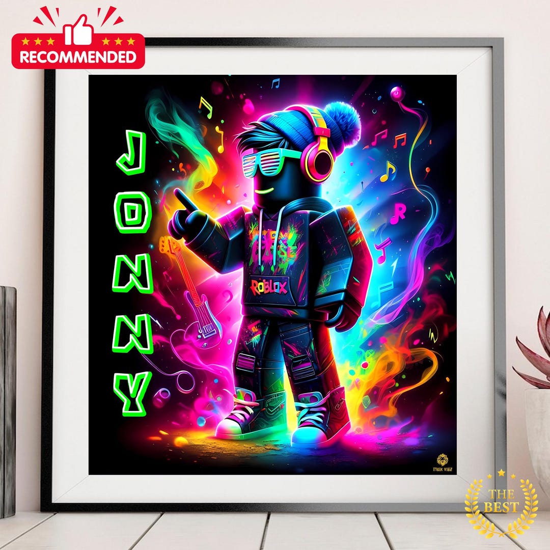 Roblox Personalized Gifts, Roblox Birthday Gifts, Roblox Party, Roblox ...