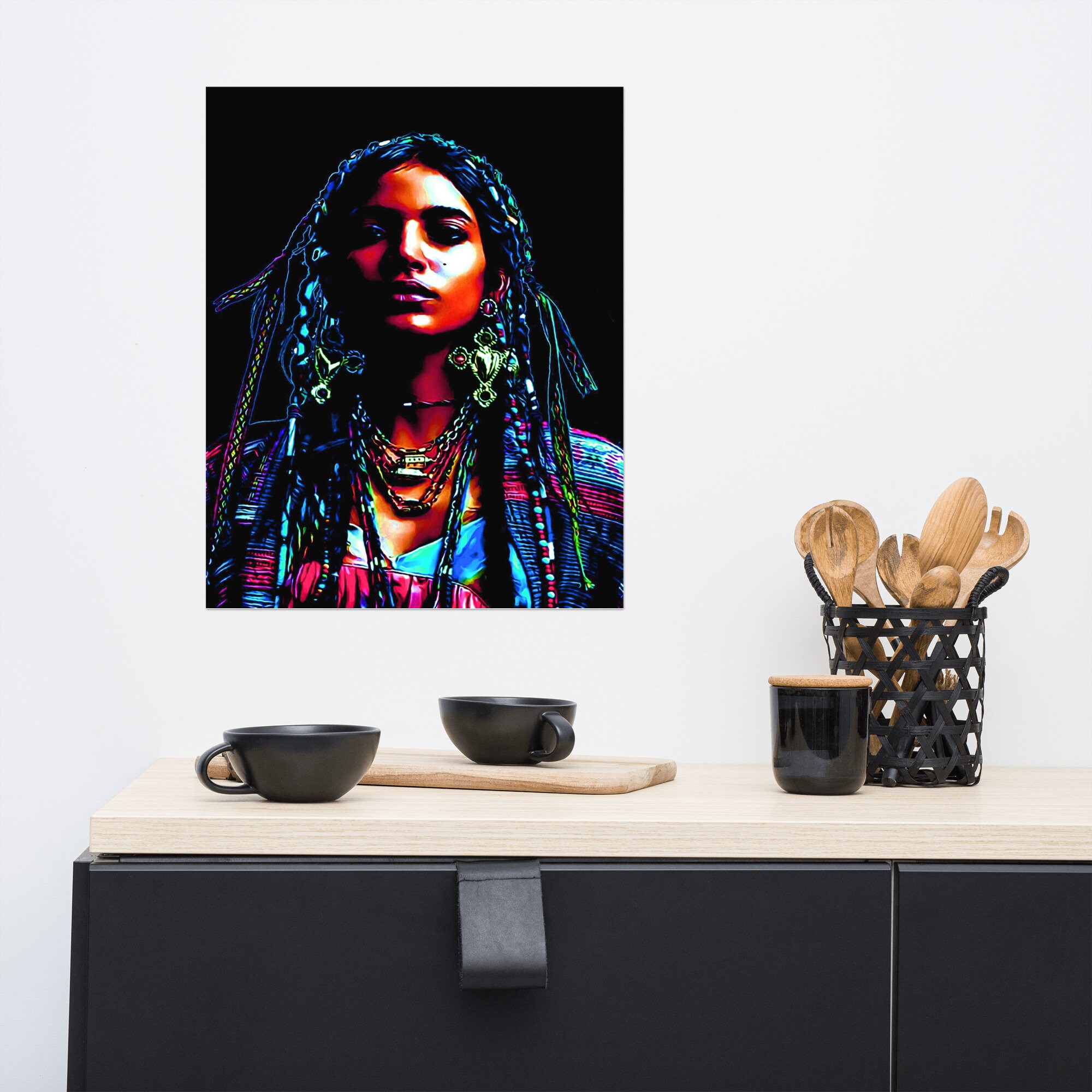 Native Beauty Poster Native Wall Art American Indian Art - Etsy