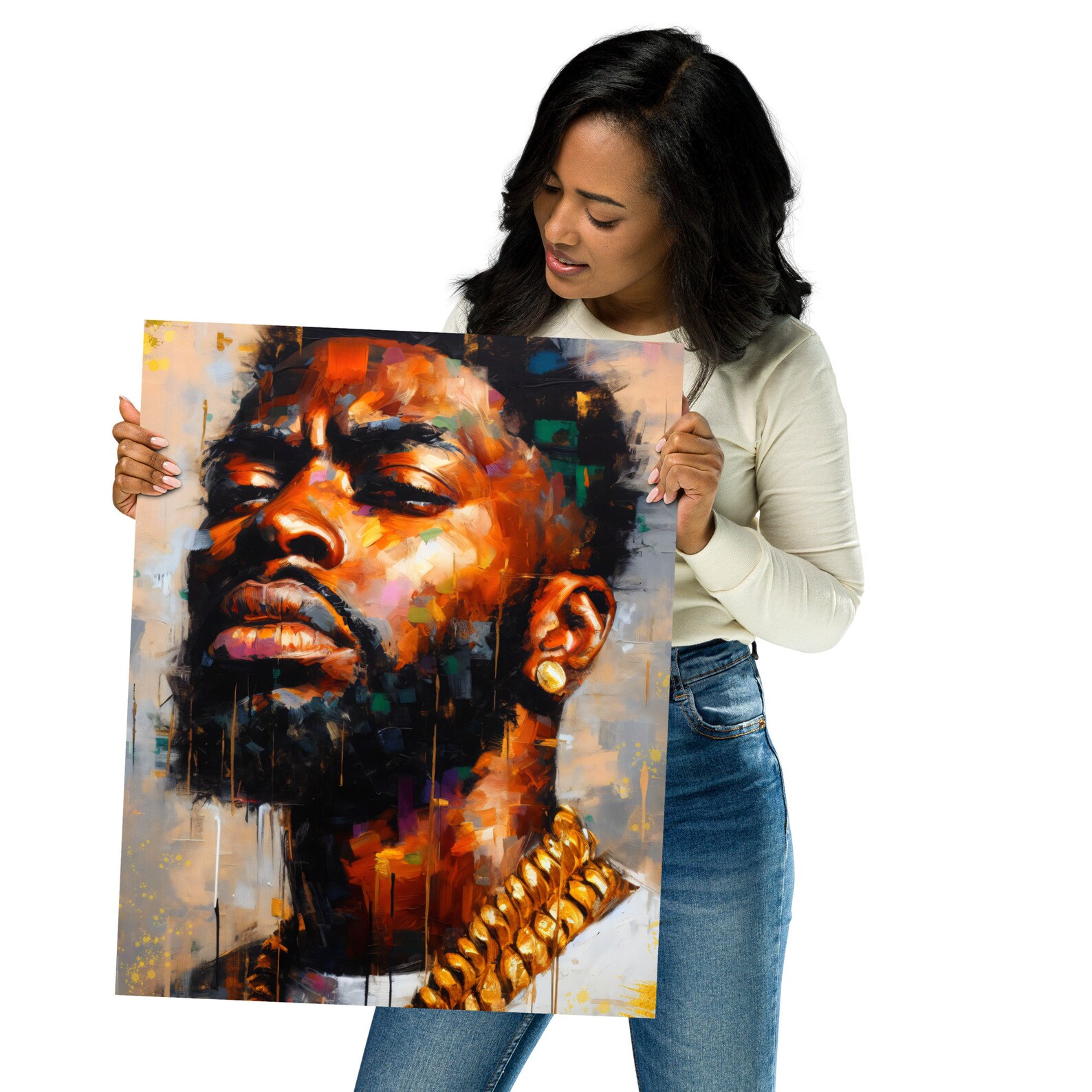 Black Man Wall Art, Black Art, Black Man Poster, Afro Wall Art, African ...