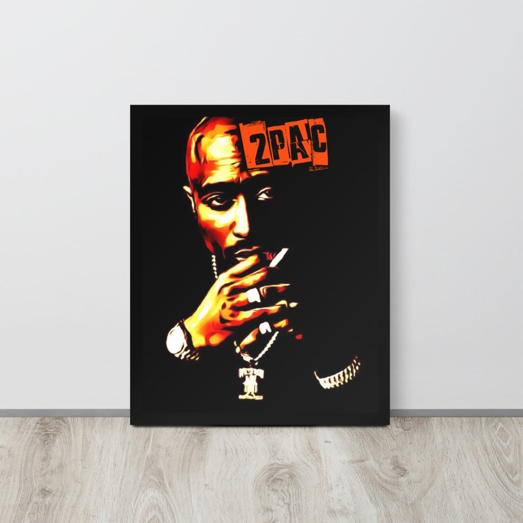 2PAC Legend Framed Photo Paper Poster - Hip Hop/rap Legend Tupac Shakur ...