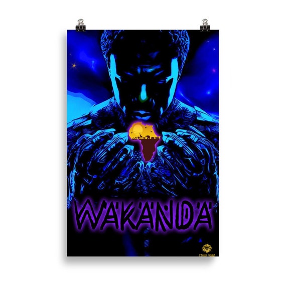 Wakanda Enhanced Matte Paper Poster Museum Quality Posters | Etsy