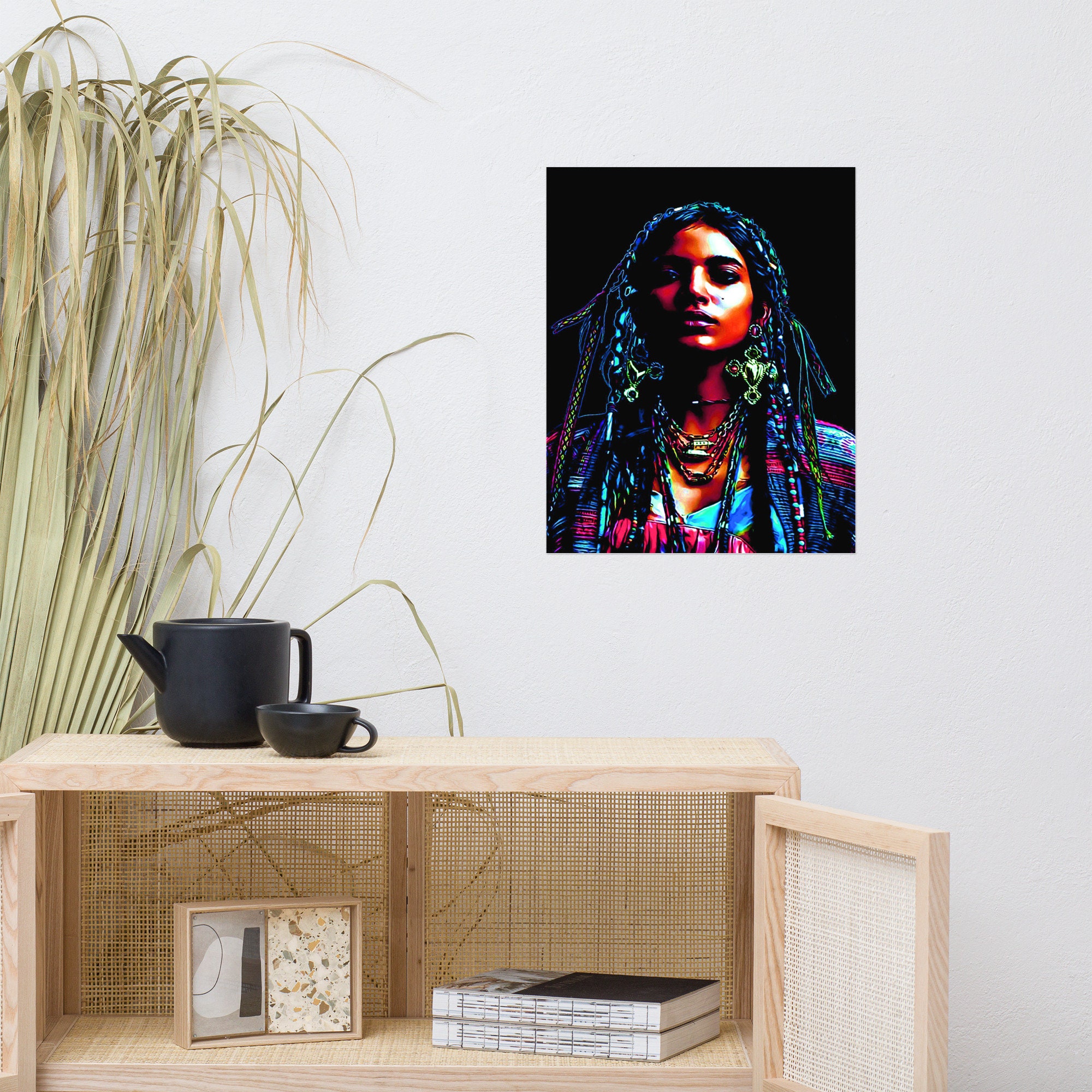 Native Beauty Poster Native Wall Art American Indian Art - Etsy