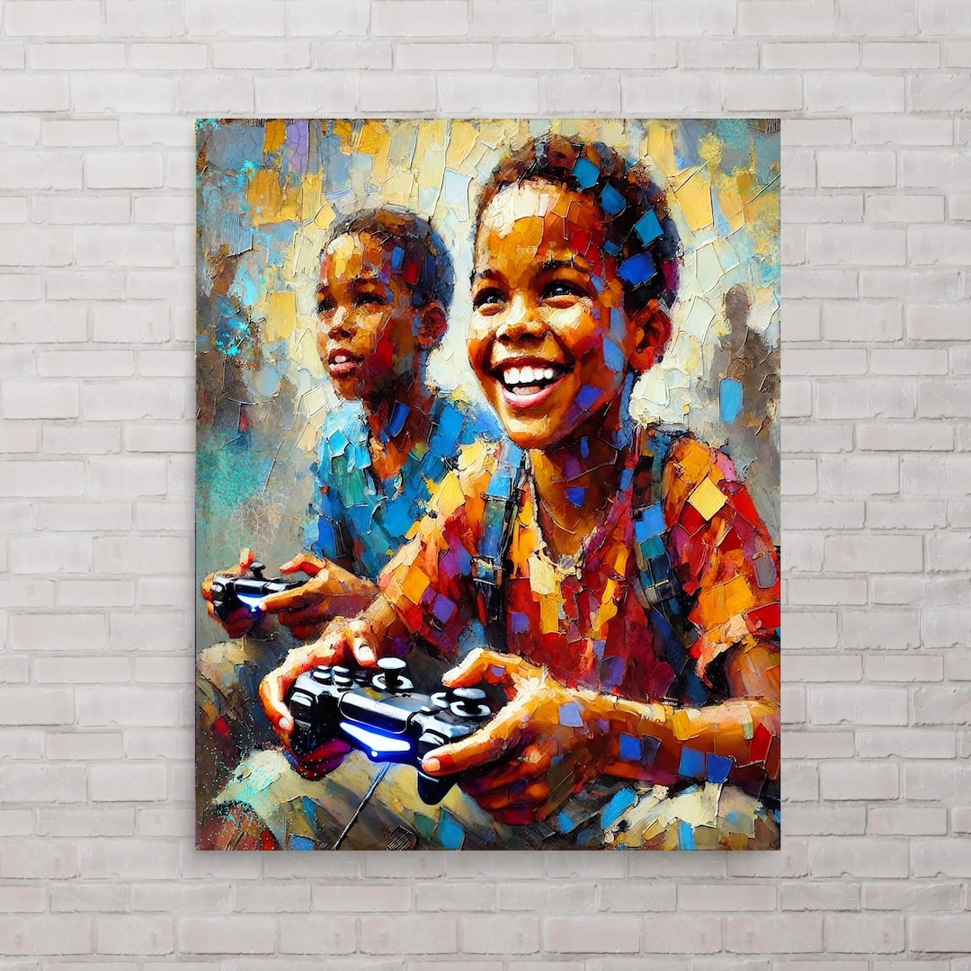 Black Boy Joy Art Poster, Afro Wall Art, Black Boy Room Decor, African ...