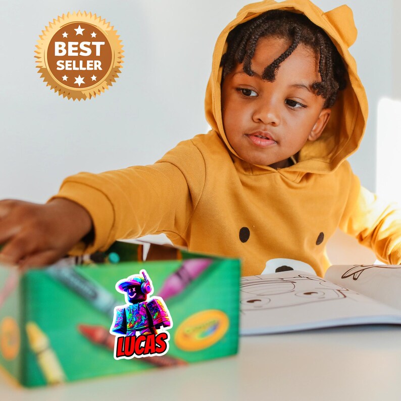 Personalized Roblox Sticker, Bubble-free Stickers, Roblox Gift ...