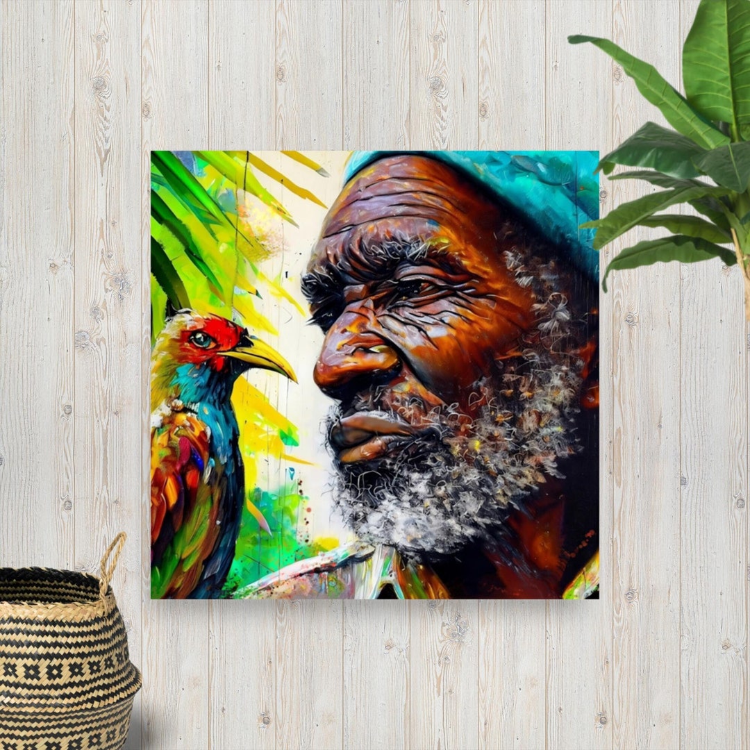 Old Rasta Man Poster | Wall Art | Wall Prints | Caribbean and West ...