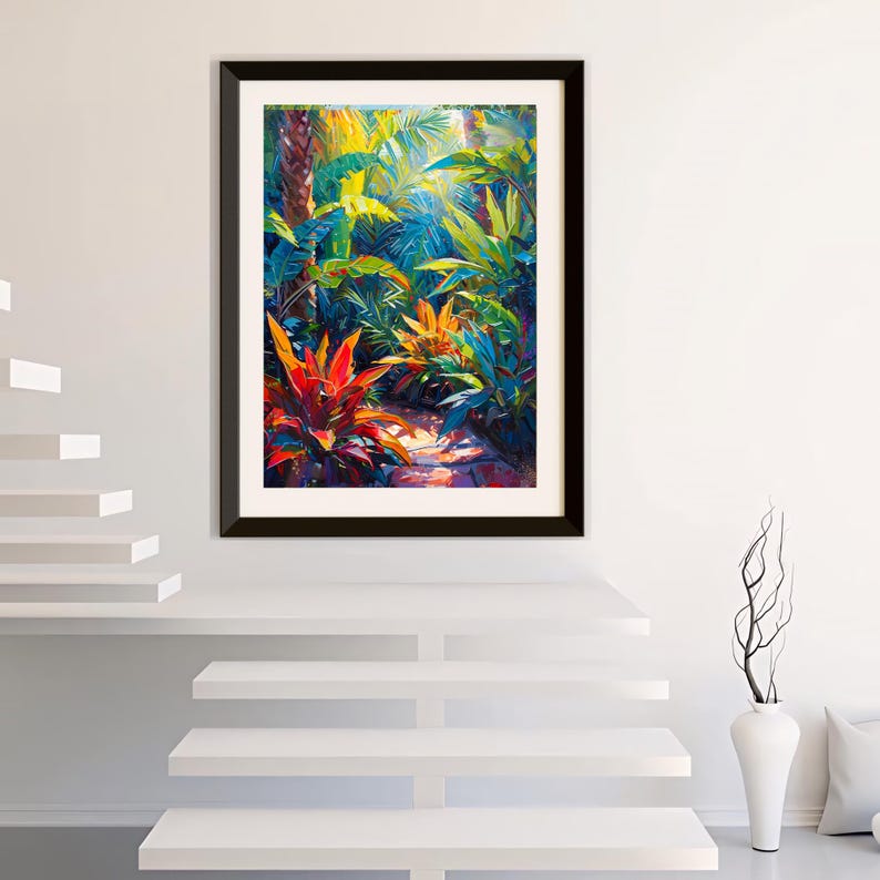 Biophilic Wall Art, Tropical Poster, Island Wall Art, Beach House Decor ...