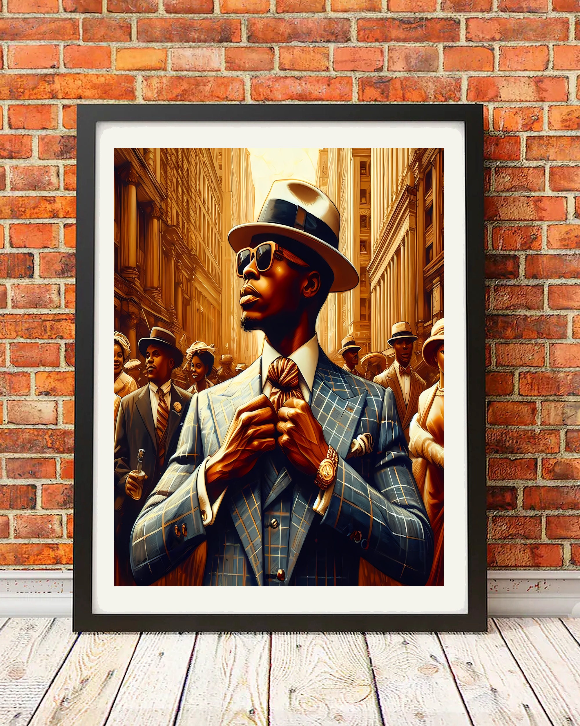 Harlem Renaissance, Father Gift, African American Art, Black Man Poster ...