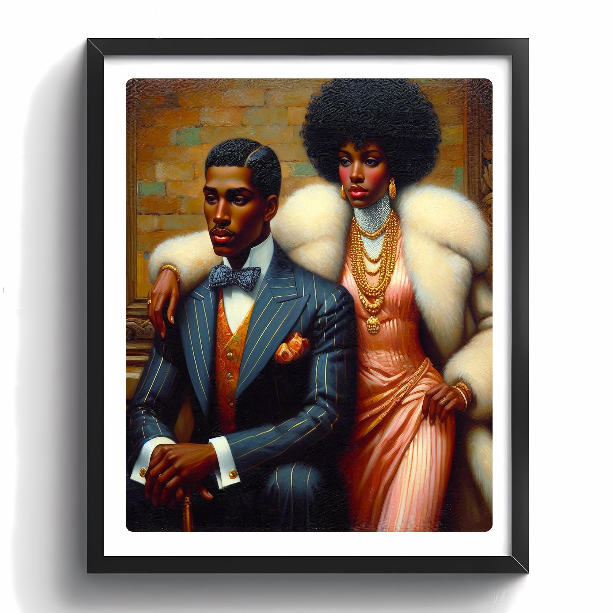 Harlem Renaissance Poster, Black Family Gift, African American Art ...